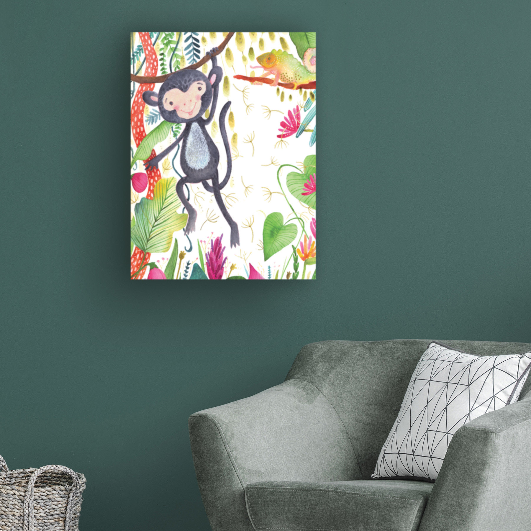 Indigo Safari Larisa Hernandez 'Hangin Around II' Canvas Art - Wayfair Canada